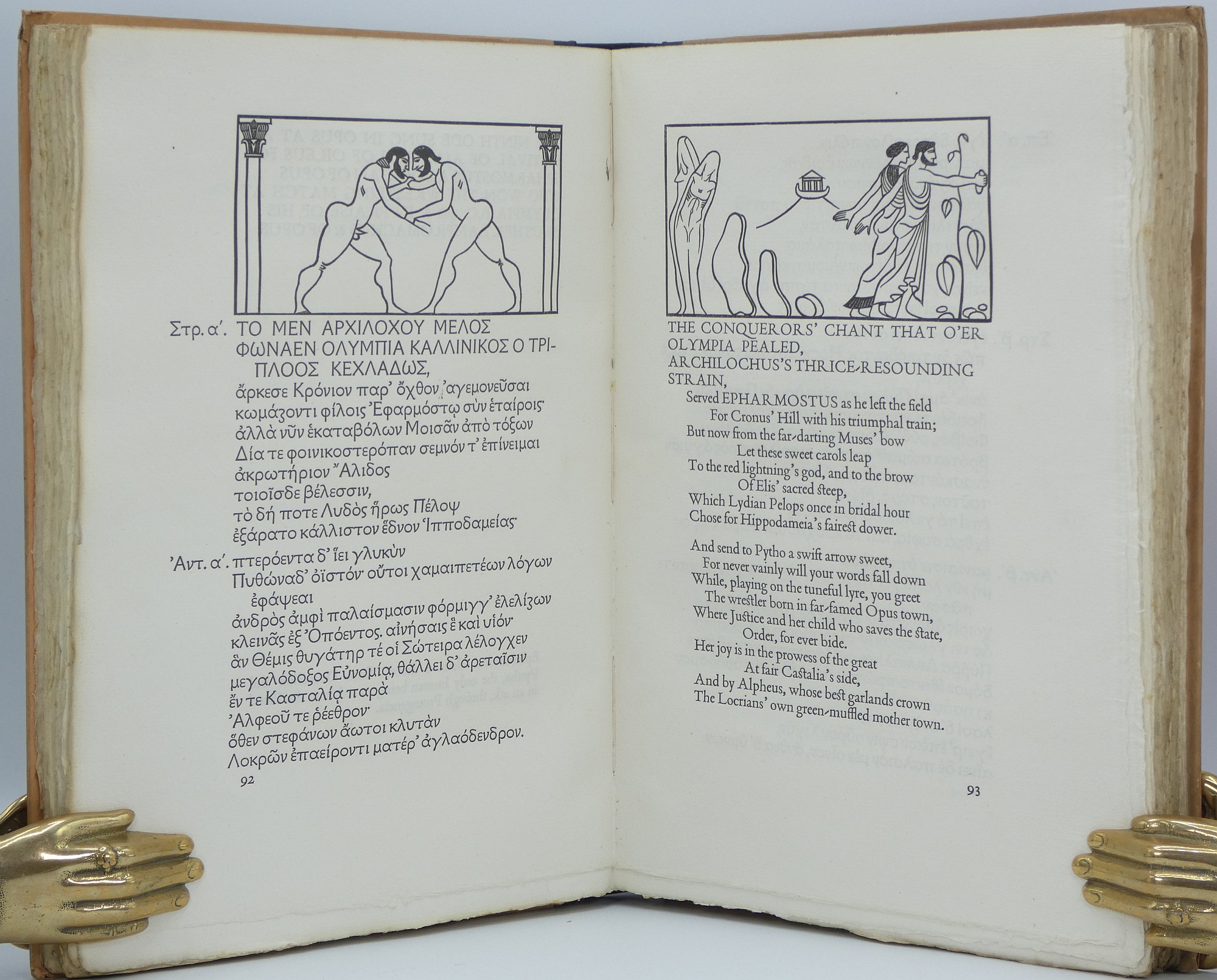 Pindar's Odes of Victory: the Olympian and Pythian Odes [with] the ...