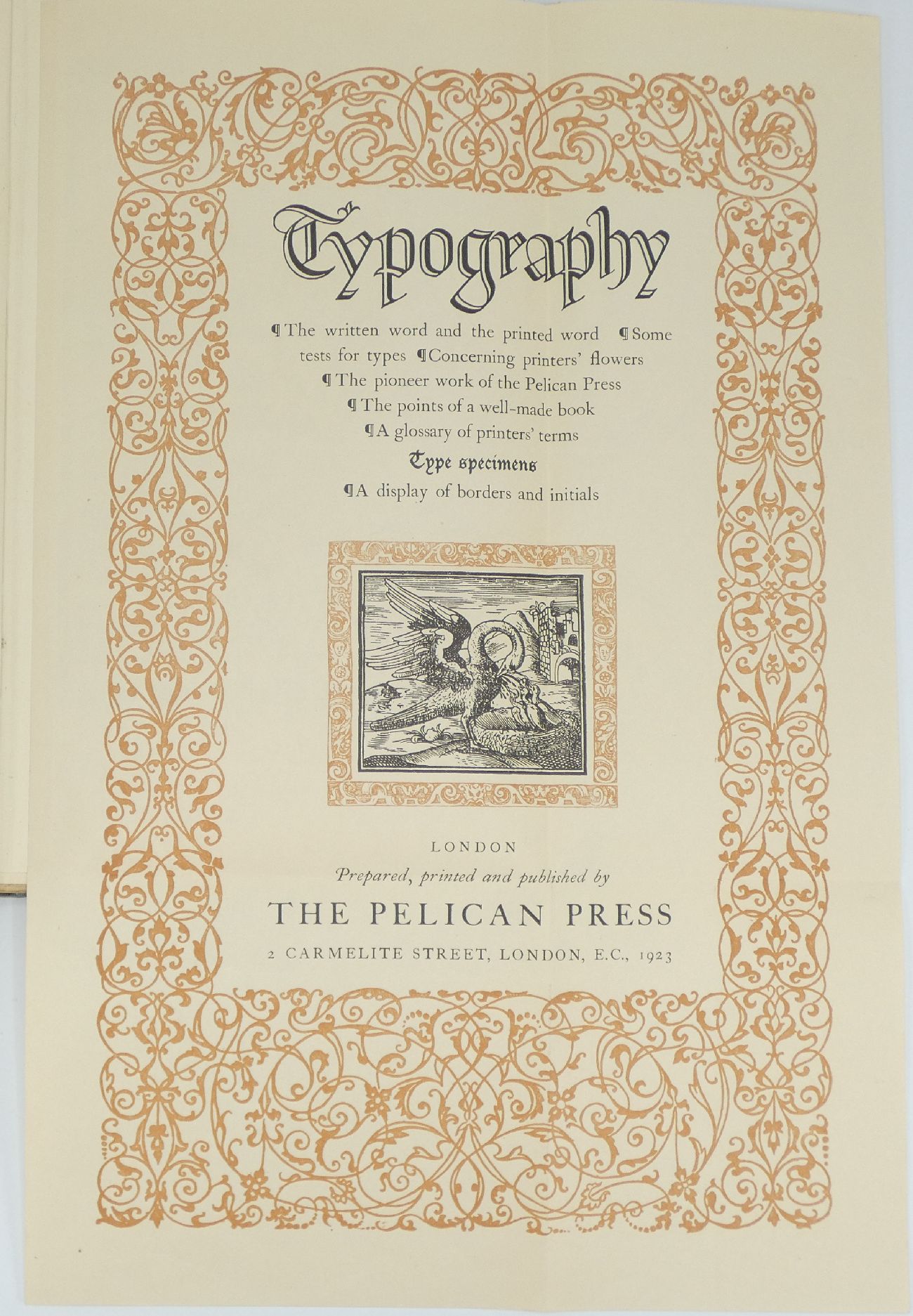 Typography : the written word and the printed word, some tests for ...